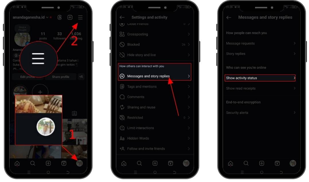 Cara Mematikan Status Online dan Last Active pada Instagram | Indonesia ...