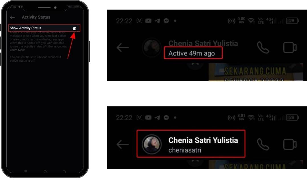 Cara Mematikan Status Online dan Last Active pada Instagram | Indonesia ...