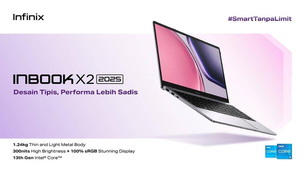 Infinix Rilis Laptop Inbook X2 2025 dan TV 50 Inci 50X5, Harga Mulai Rp ...