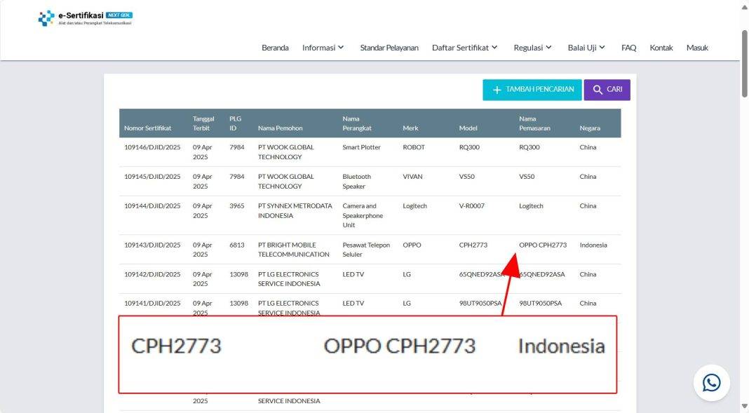 Segera Rilis di Indonesia, Oppo A5i Kantongi Sertifikasi SDPPI Postel ...