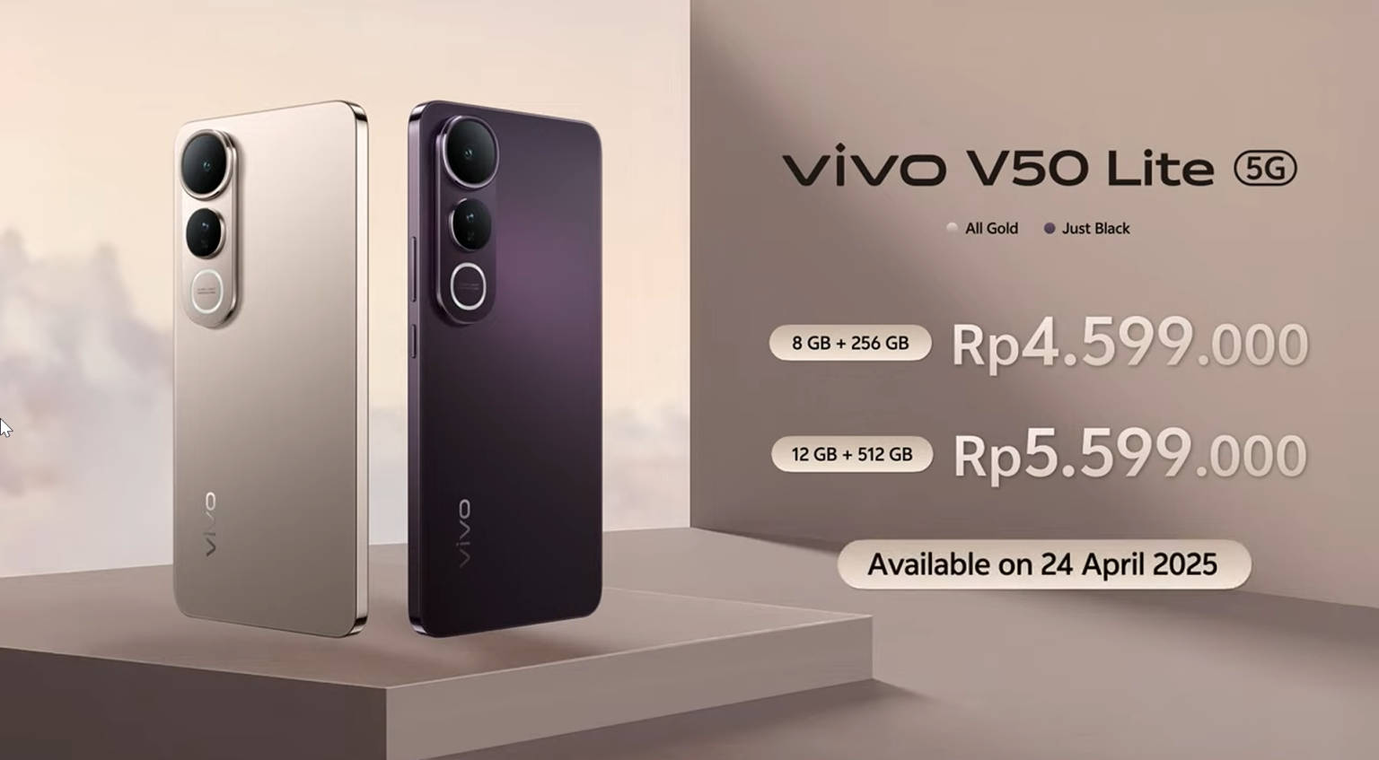 Vivo V50 Lite 4G & 5G Rilis di Indonesia, Ini Harga dan Spesifikasinya | Indonesia Blog
