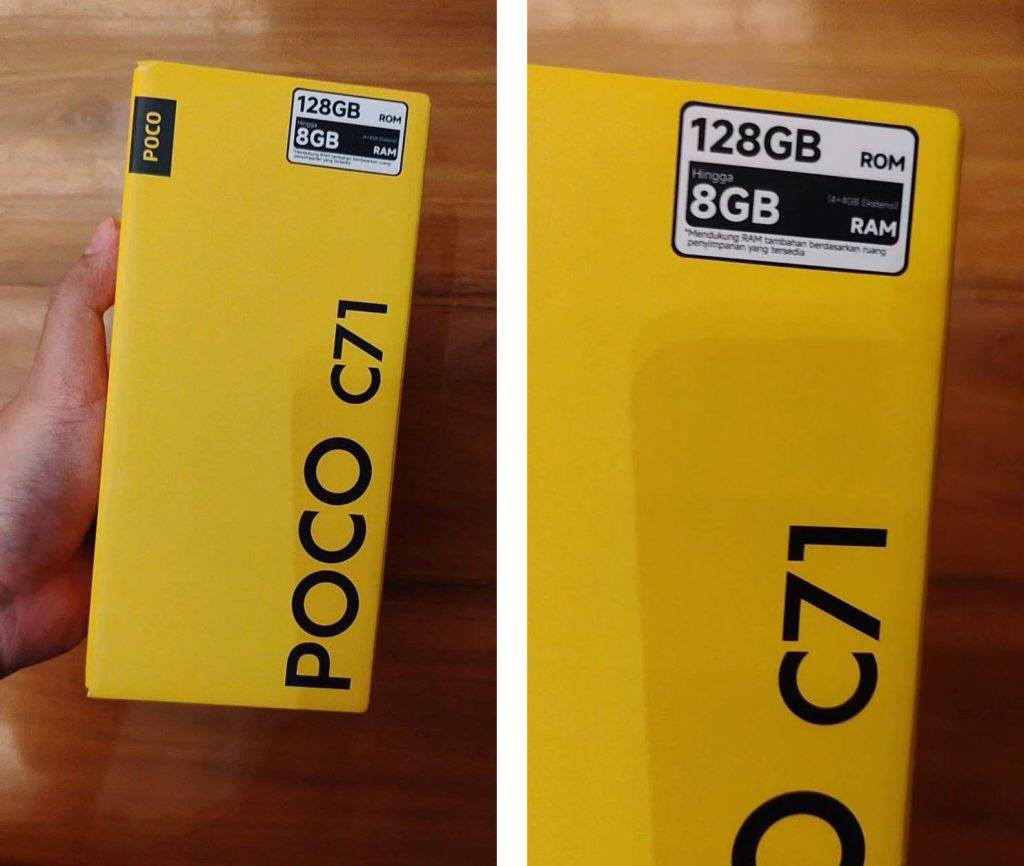 Unboxing dan Hands-On Poco C71, HP Pas Rp 1 Juta dengan Layar dan ...