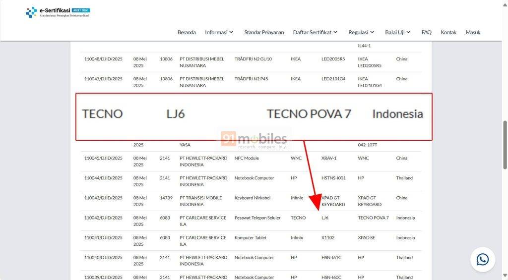Tecno Pova 7 Muncul di SDPPI Postel, Pertanda Segera Rilis di RI ...