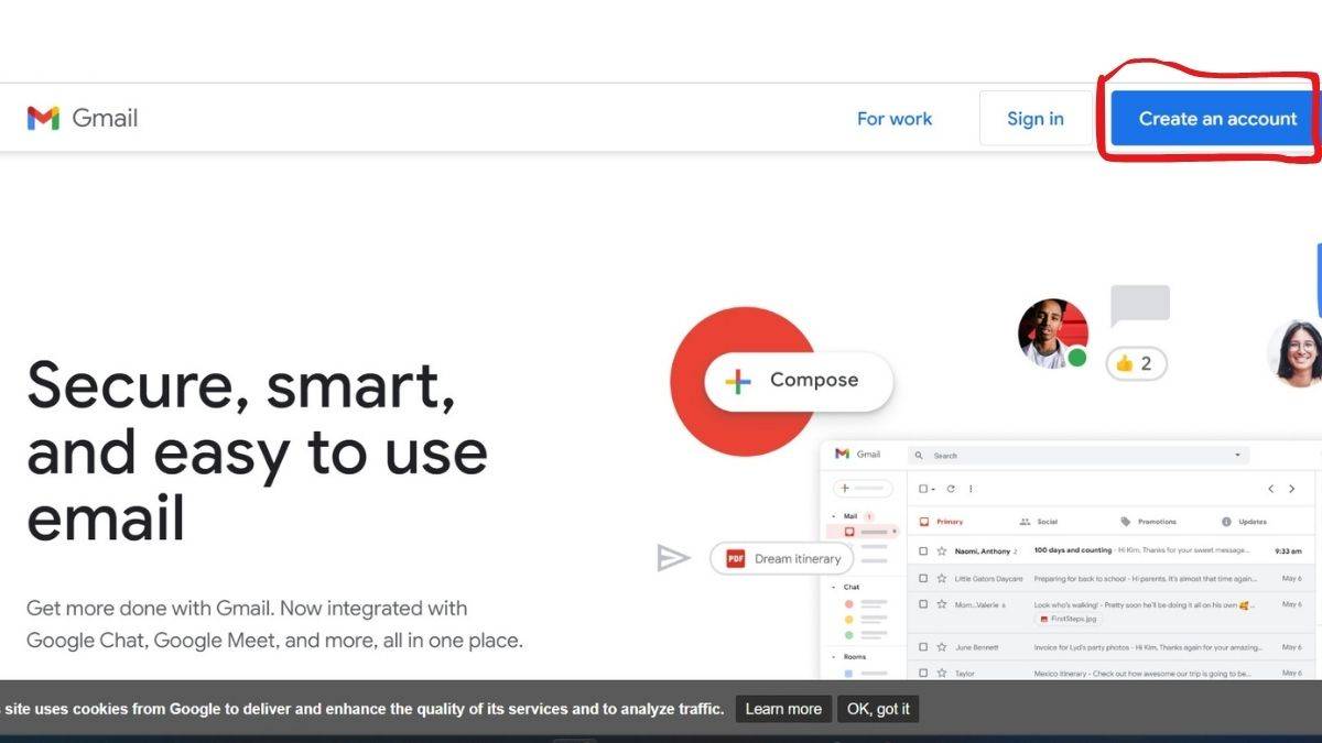 Gmail ID कैसे बनाएं, नया Gmail account बनाने के लिए जानें स्टेप-बाय ...