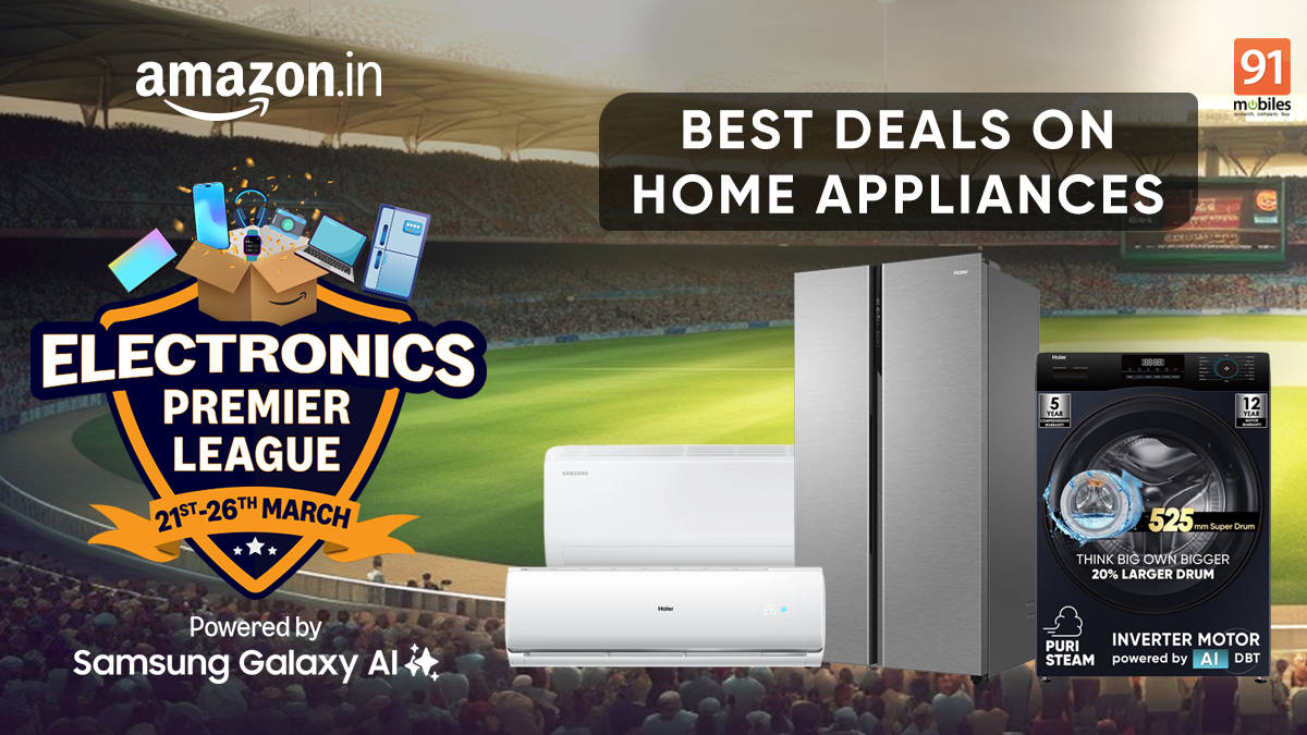 भारी छूट के साथ उपलब्ध है AC, फ्रिज और वॉशिंग मशीन, देखें Amazon Electronics Premier League sale ...
