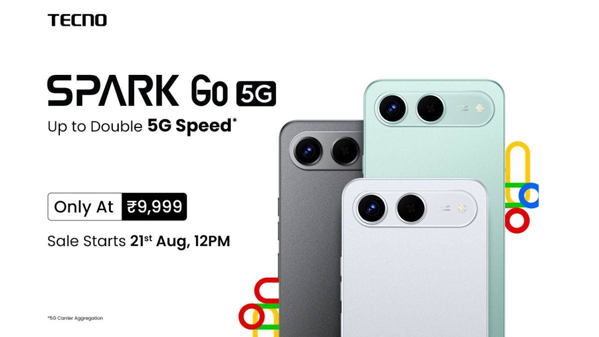 9,999 रुपये में TECNO Spark Go 5G भारत में लॉन्च, इसमें है 6000mAh ...