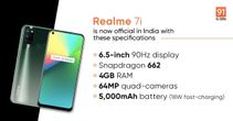 realme 7i - Price in India, Full Specs (24th January 2024) | 91mobiles.com