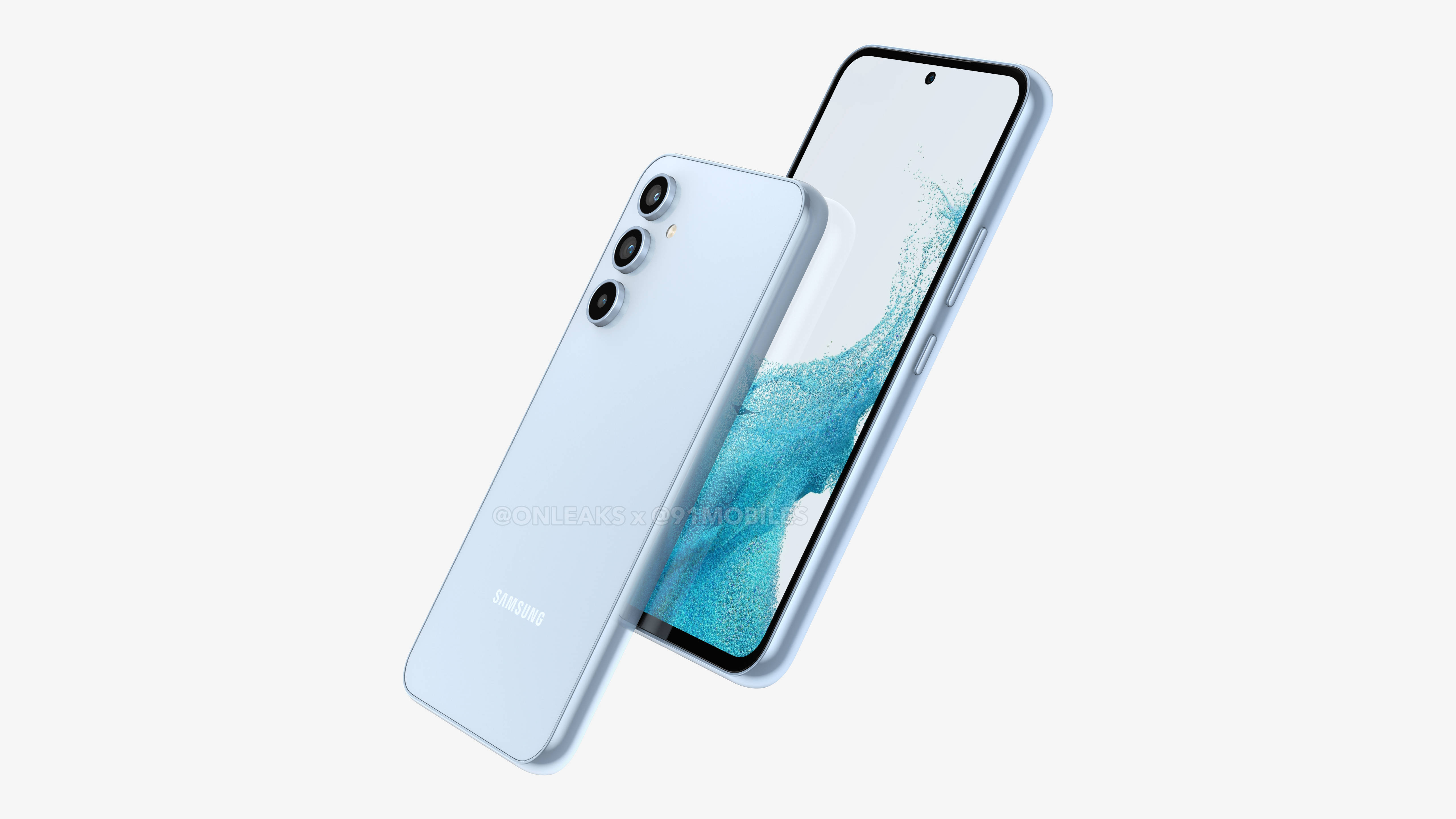 [Exclusive] Samsung Galaxy A54 5G renders show punch-hole display ...