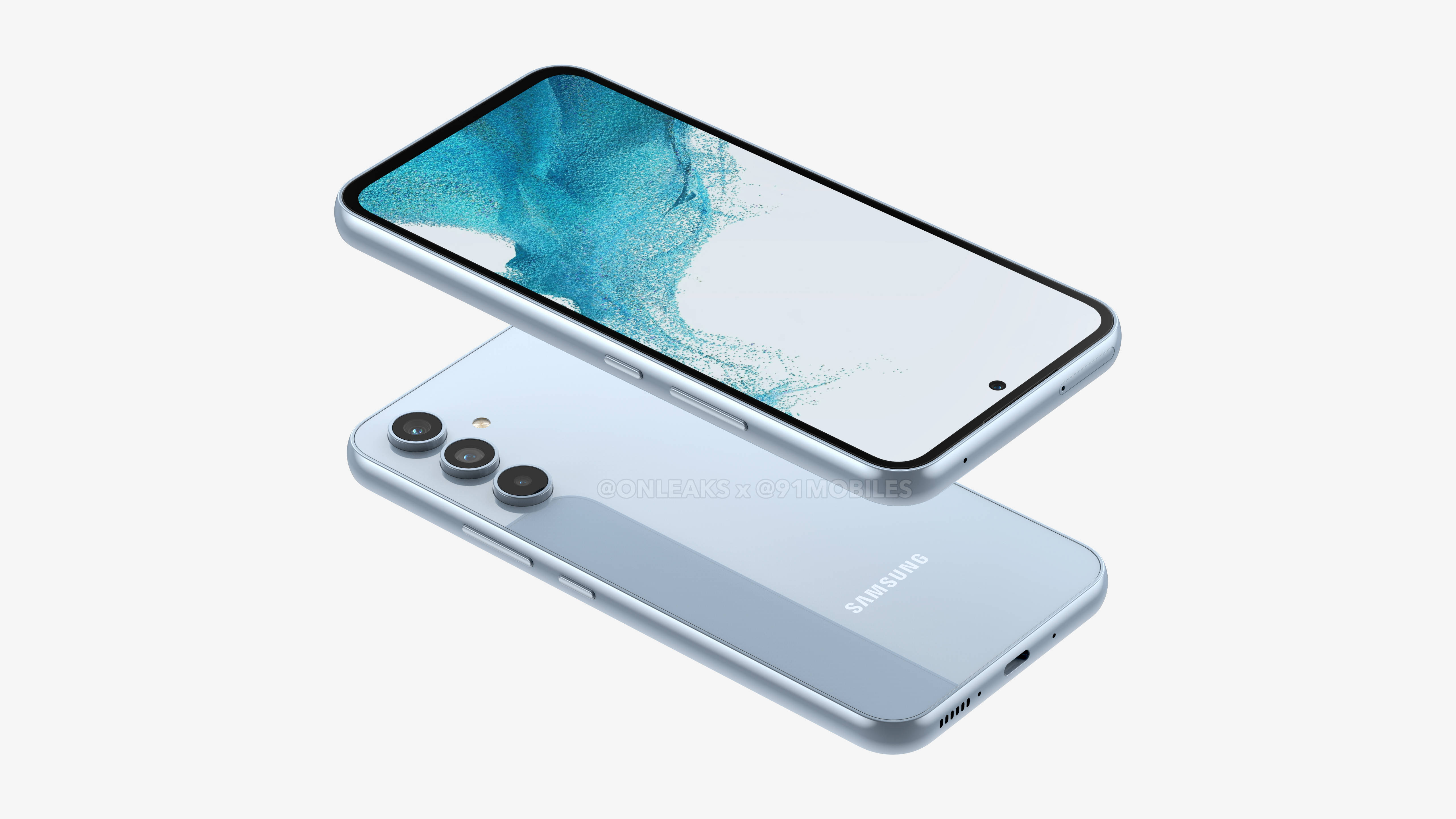 [Exclusive] Samsung Galaxy A54 5G renders show punch-hole display ...