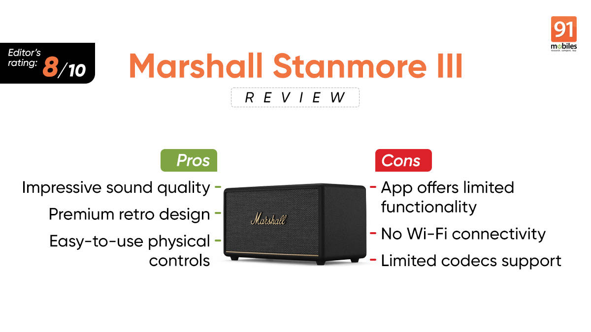 Marshall Stanmore III review: delivers quality in a retro design ...