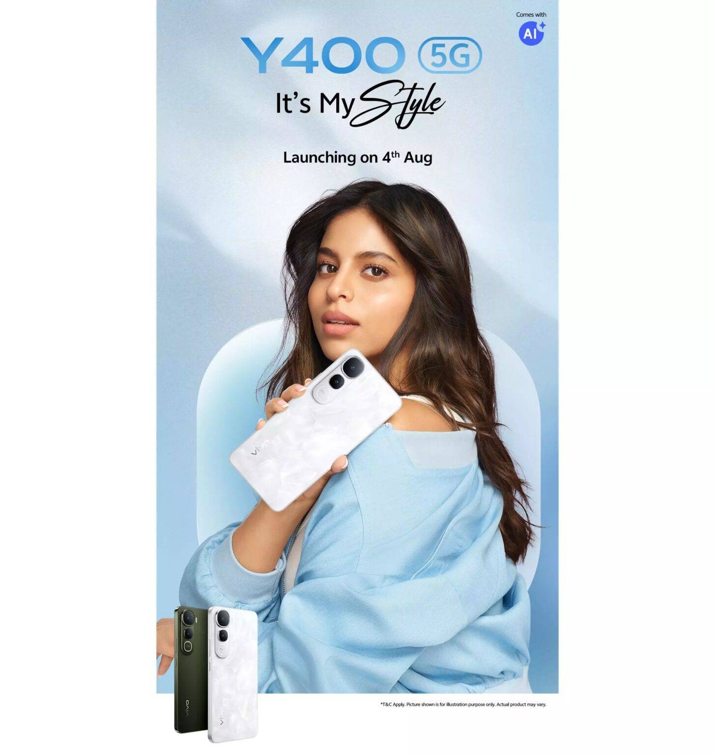 Vivo Y400 teased to launch in India on August 4th, could feature a 6 ...