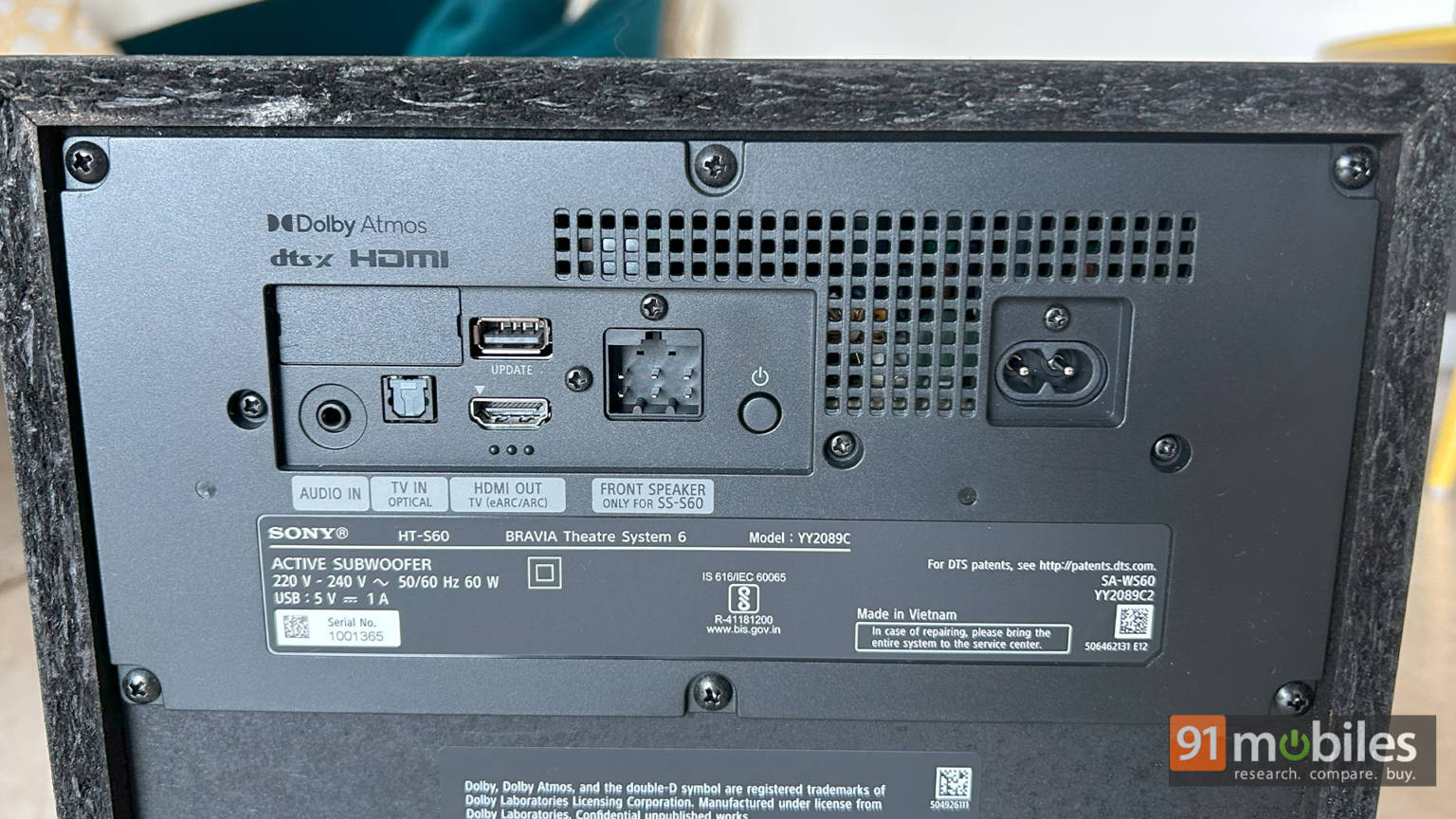 Sony Bravia Theatre System 6 Review: Packs quite the punch! | 91mobiles.com