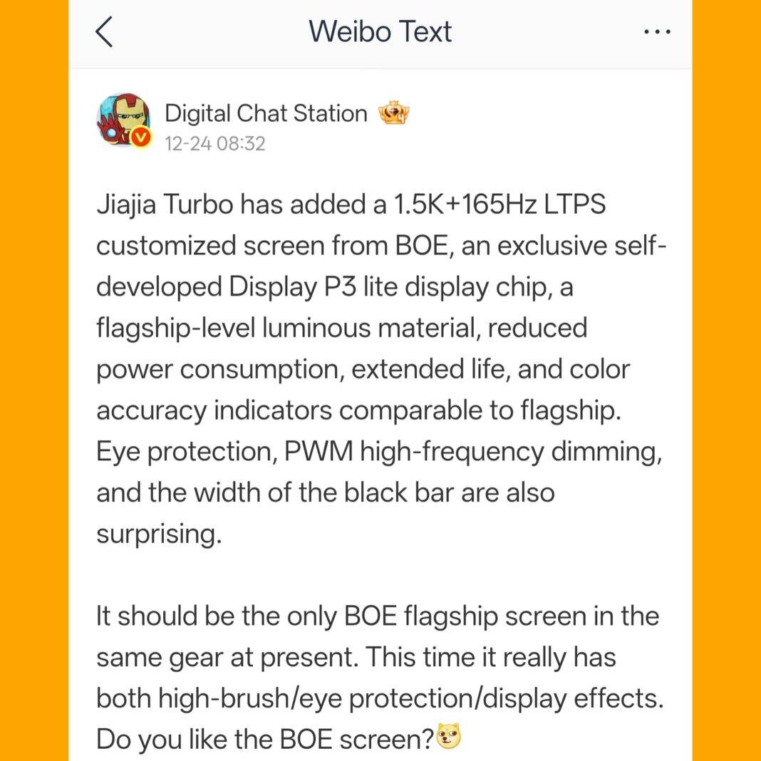 OnePlus Turbo’s display features and details tipped; to offer 1.5K BOE ...