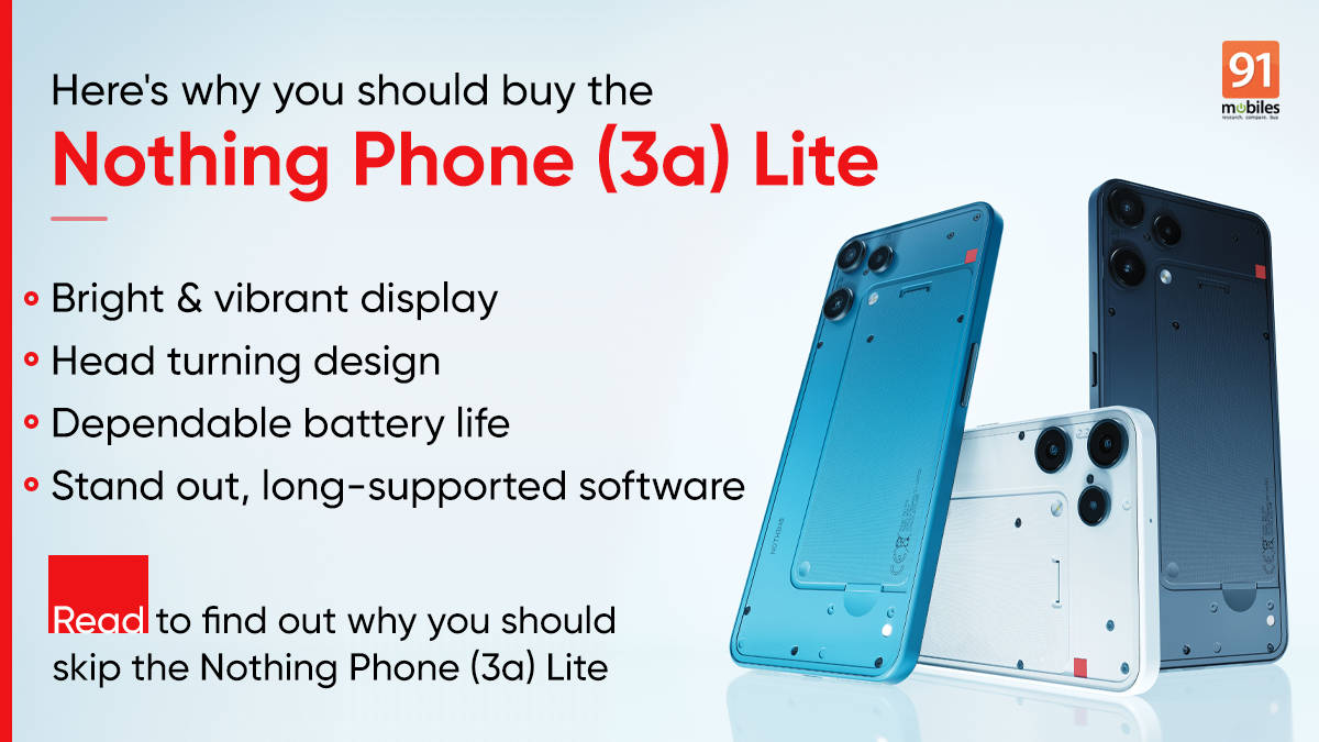 Nothing Phone (3a) Lite goes on sale in India today: price, features ...
