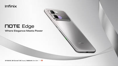 Infinix Note Edge launched with curved AMOLED display and iPhone 17 Pro ...