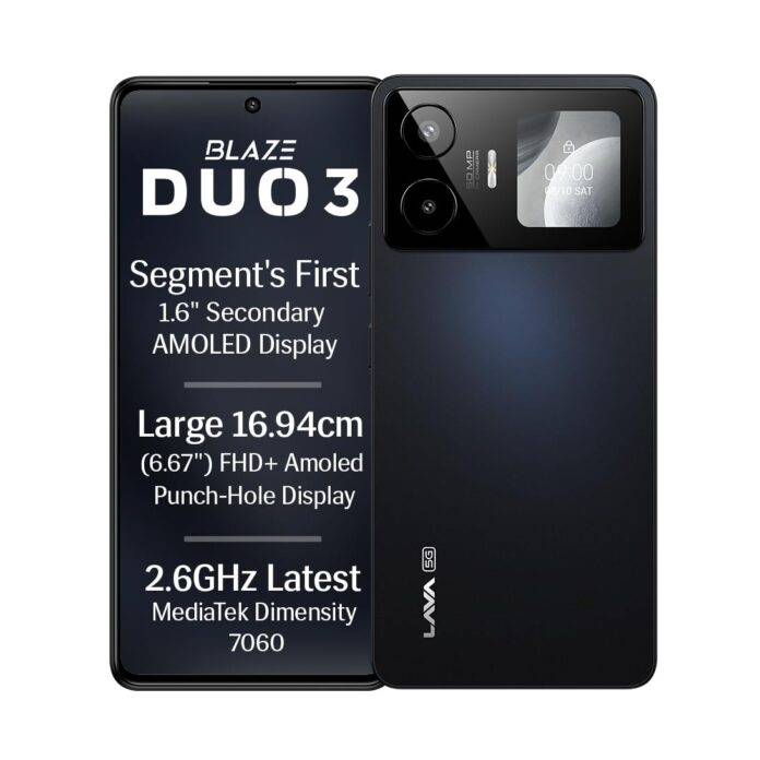 Lava Blaze Duo 3 launched in India: dual AMOLED displays, 50MP camera ...
