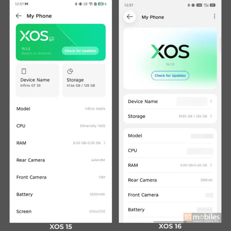 Infinix XOS 16 hands-on: loads of customisation options backed by AI ...