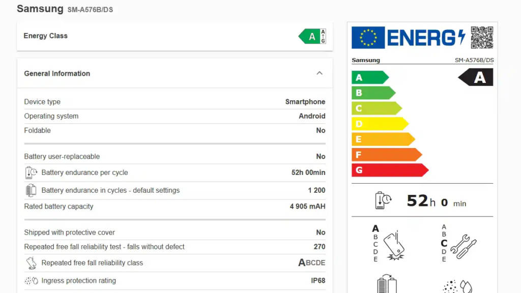 Samsung Galaxy A57, Galaxy A37 battery and durability details revealed ...