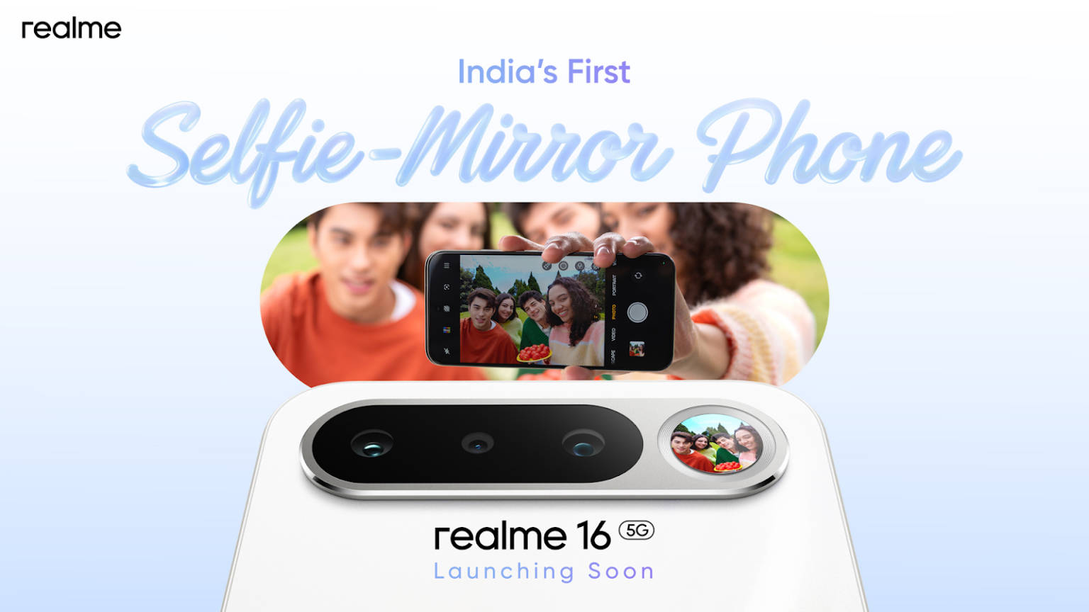 Realme 16 5G teaser highlights slim design with massive 7,000mAh battery