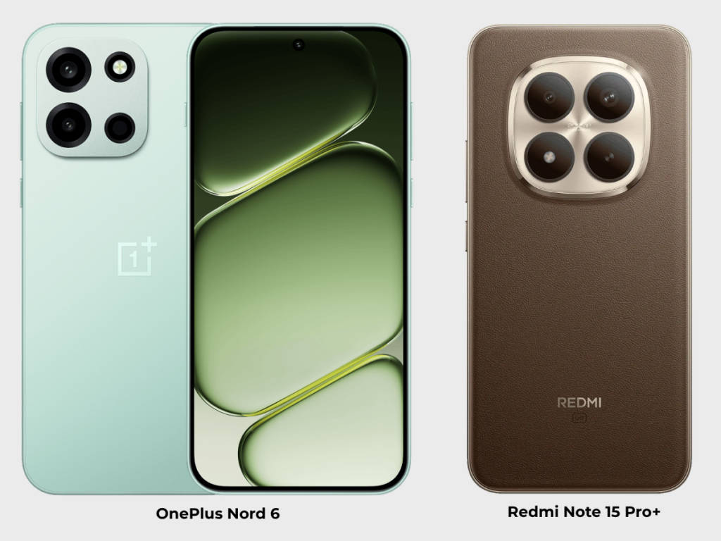 OnePlus Nord 6 vs Redmi Note 15 Pro+: which is the more suitable pick ...