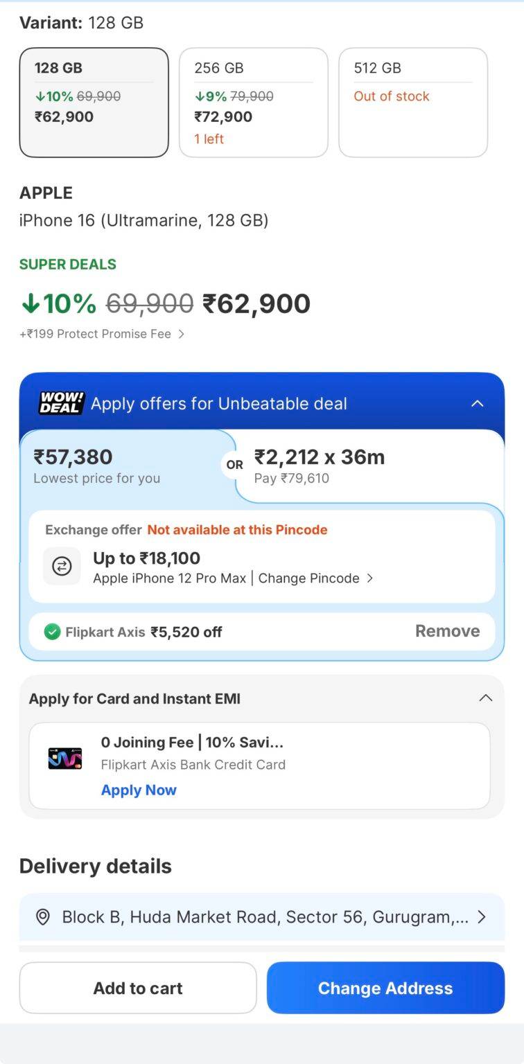 iPhone 16 available under Rs 60,000 on Flipkart, but the deal comes ...