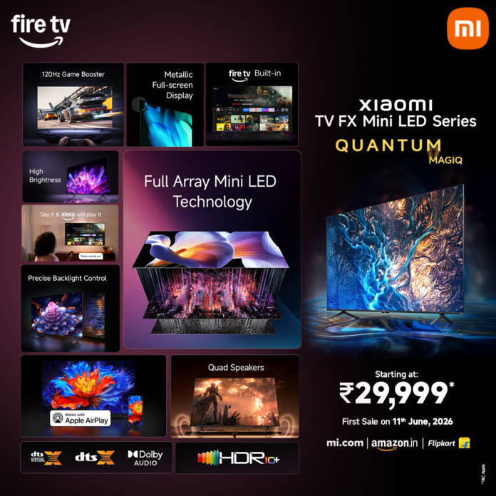 Xiaomi 2026 TV FX Mini LED lineup with Fire TV and DLG 120Hz support ...